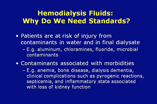 Role and Evolution of AAMI/ANSI Standards for Dialysis Fluids | RPC ...